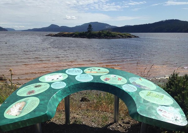 Indian Island sign | Islands' Sounder