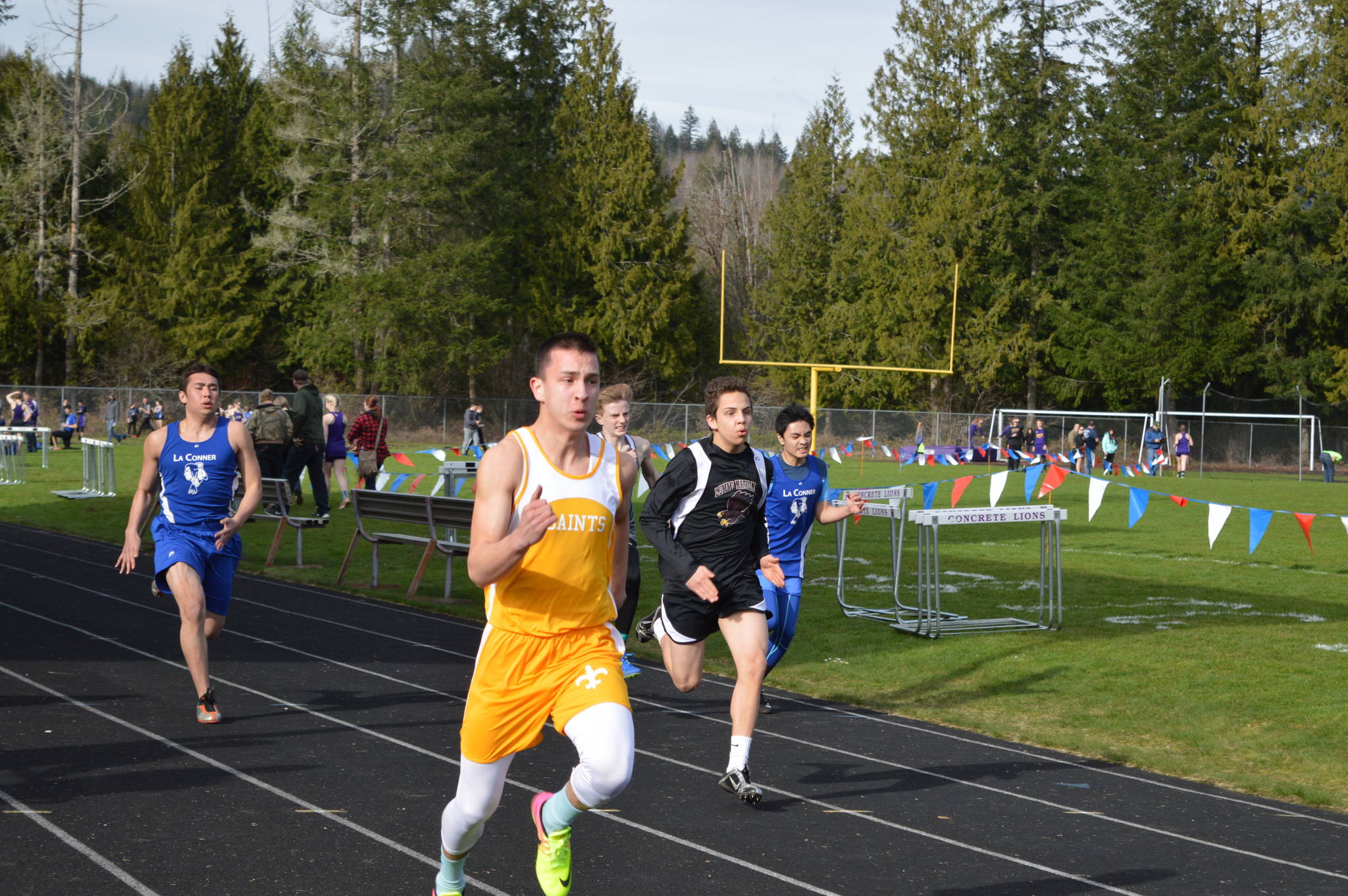 Saints track starts out on the right foot | Islands' Sounder