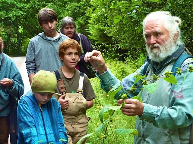 Earth Day plant meander with Drum | Islands' Sounder