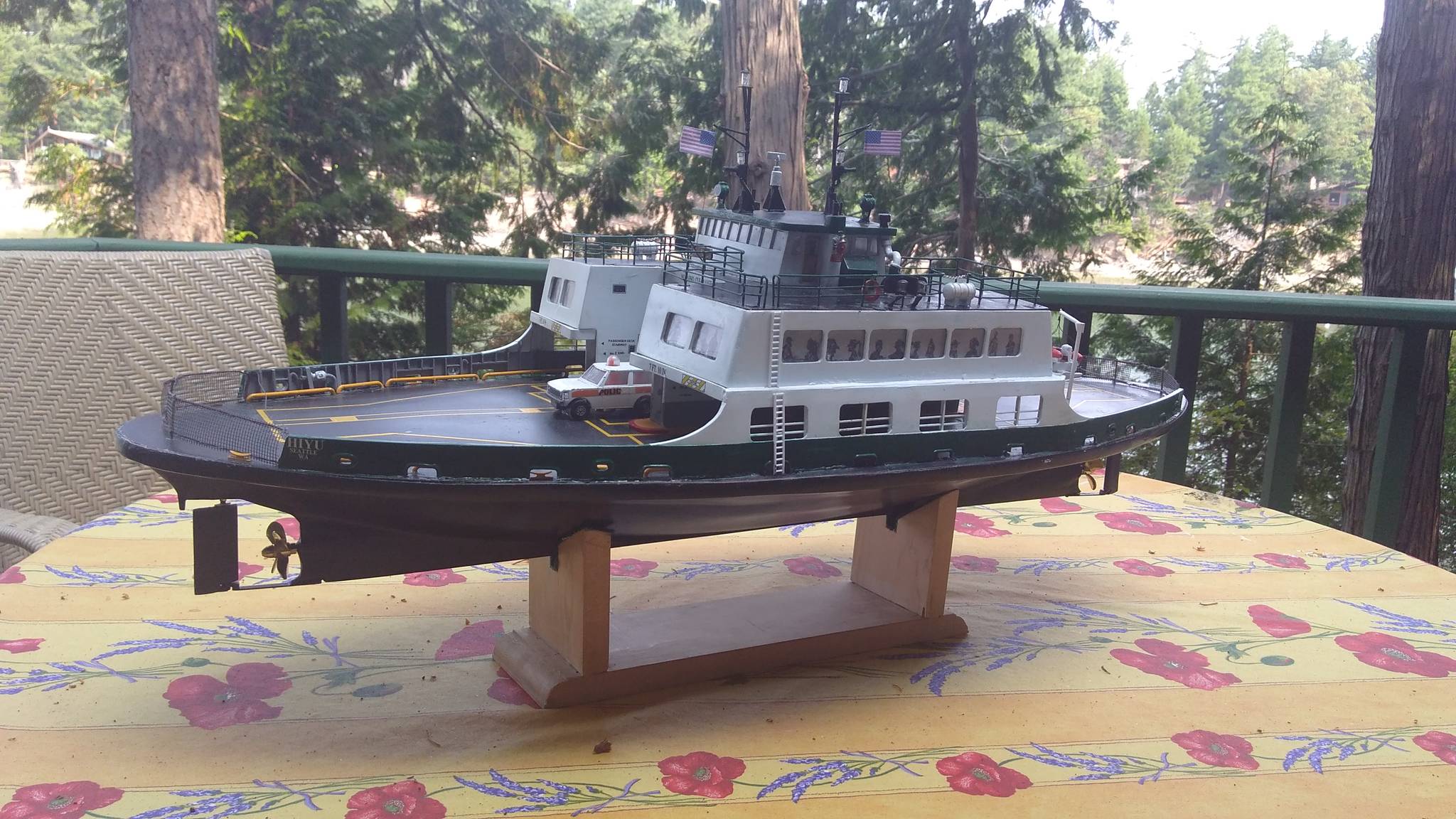 Islander builds model Hiyu ferry | Islands' Sounder