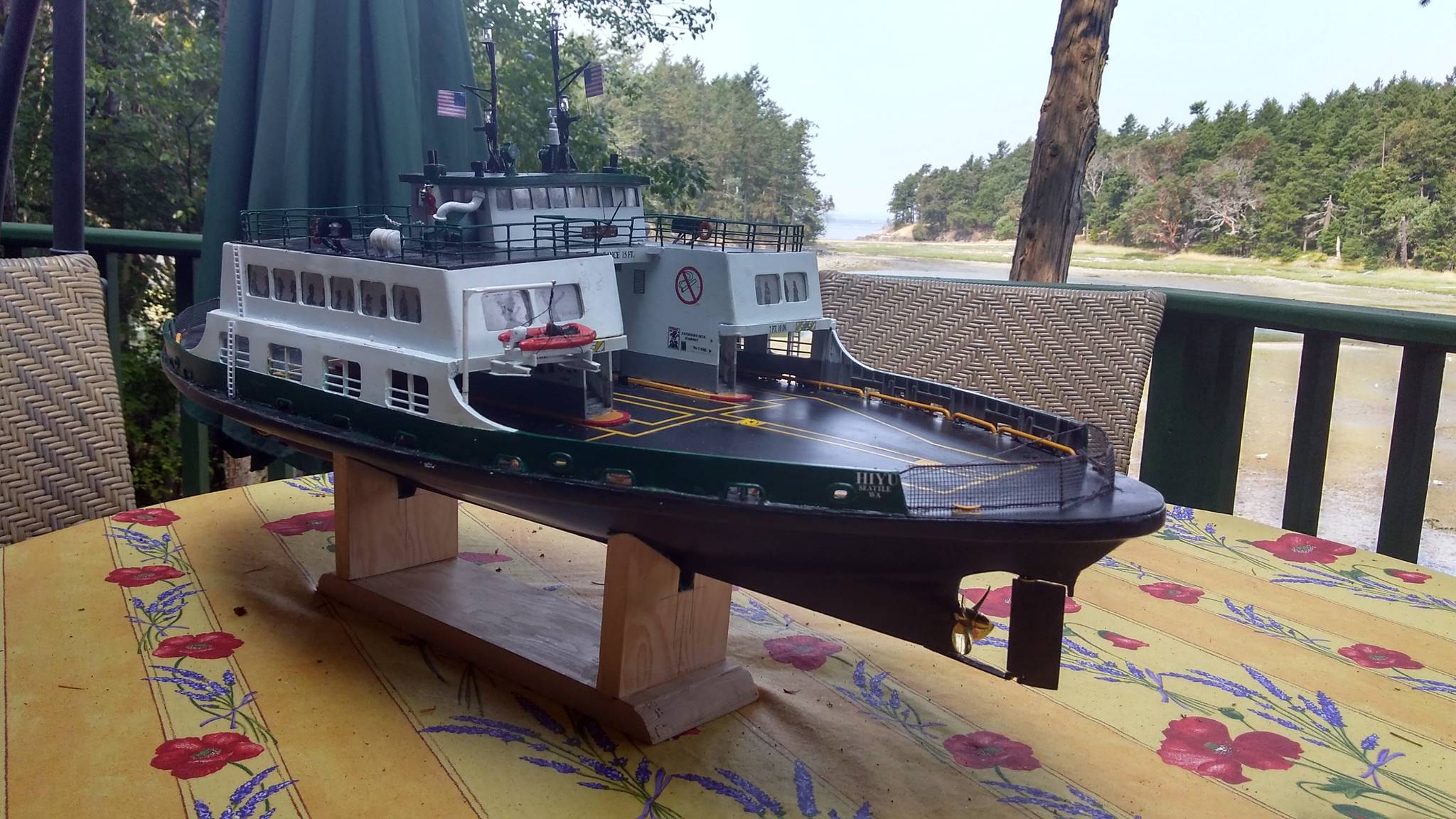 Islander builds model Hiyu ferry | Islands' Sounder