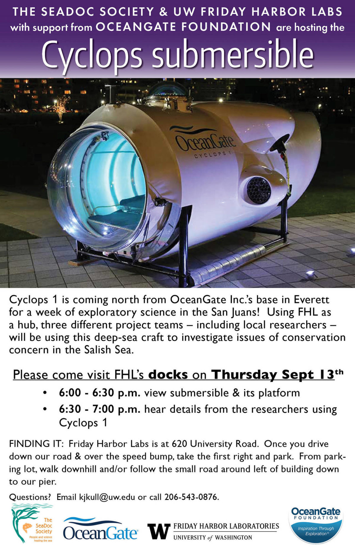 Science submarine visits Friday Harbor | Islands' Sounder