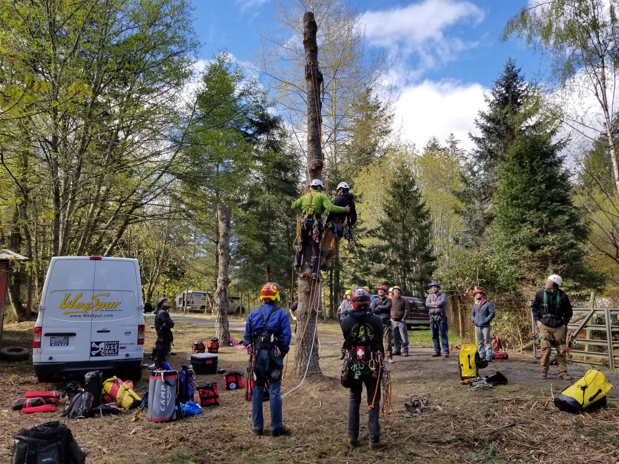Aerial rescue training | Islands' Sounder