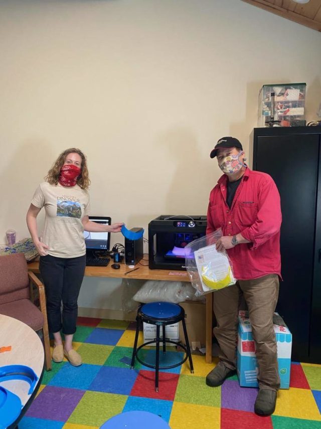 Funhouse makes face shields for Orcas essential workers | Islands' Sounder