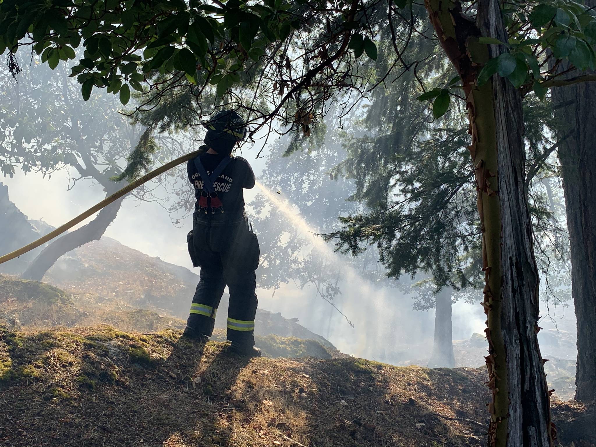 Another wildland fire response keeps Orcas Fire busy | Islands' Sounder