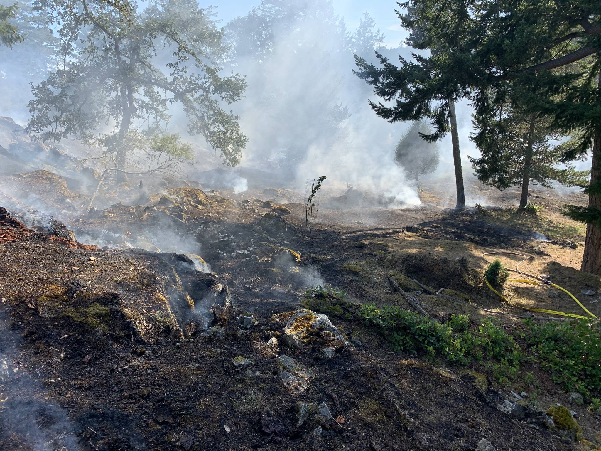 Another wildland fire response keeps Orcas Fire busy | Islands' Sounder