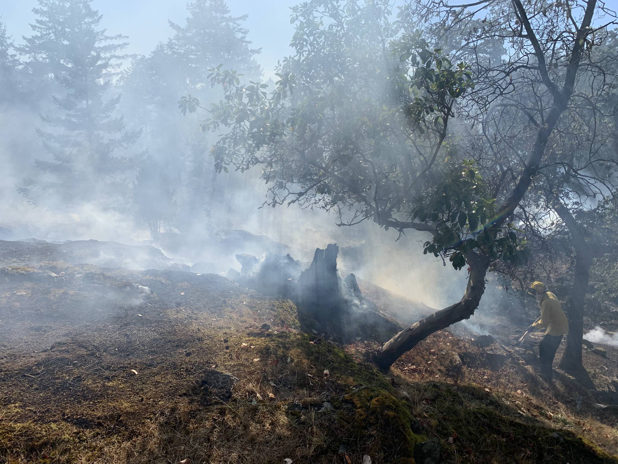 Another wildland fire response keeps Orcas Fire busy | Islands' Sounder