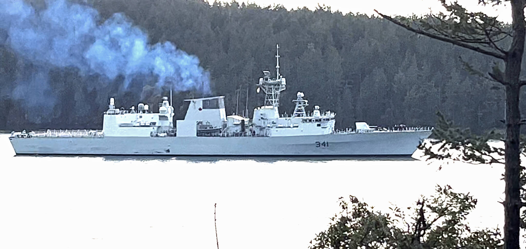 HMCS Ottawa seen in county waters | Islands' Sounder