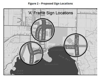 County to remove A-Frame signs in unpermitted areas of Eastsound ...