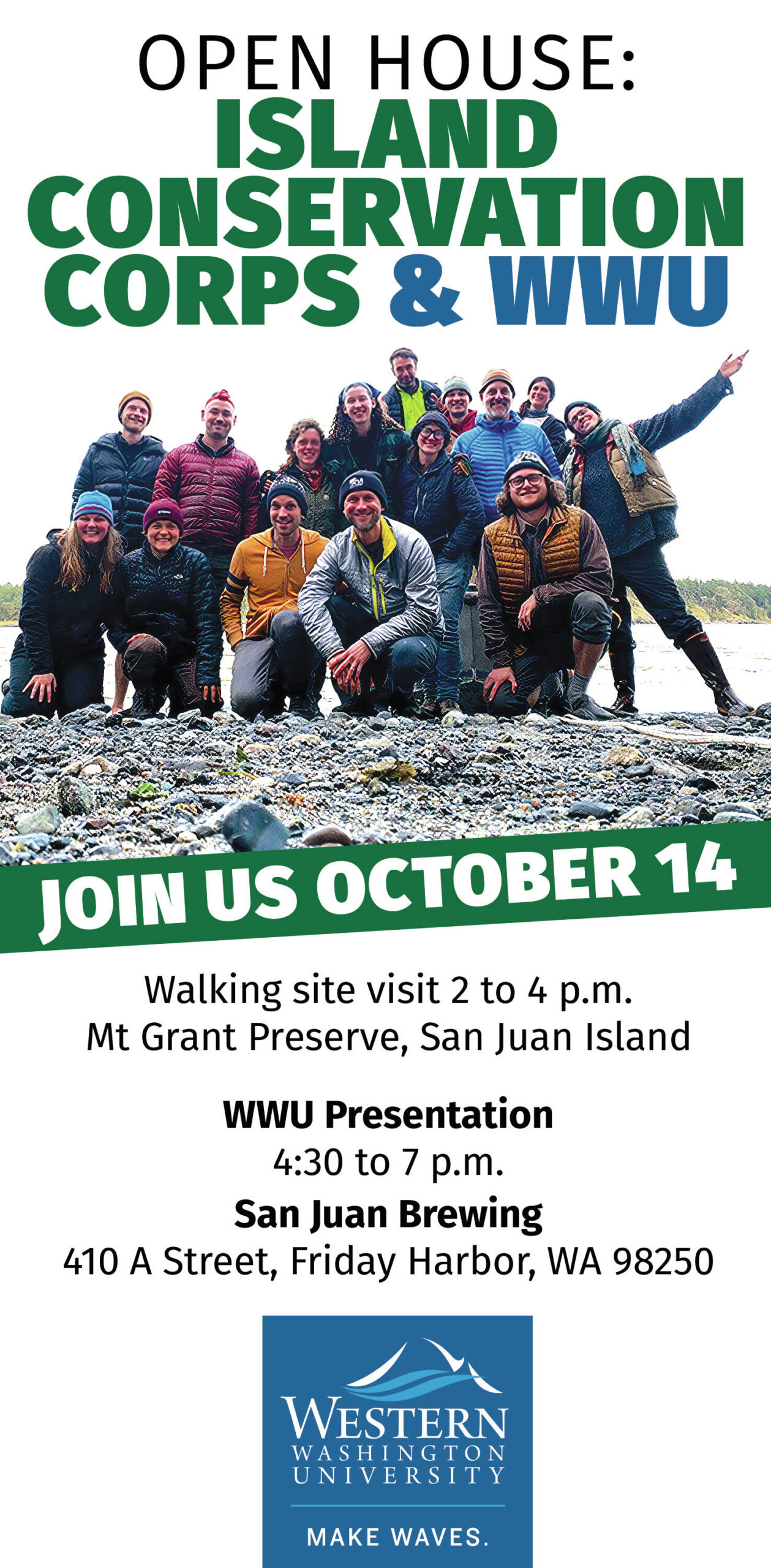 Island Conservation Corps and Western Washington University open house ...
