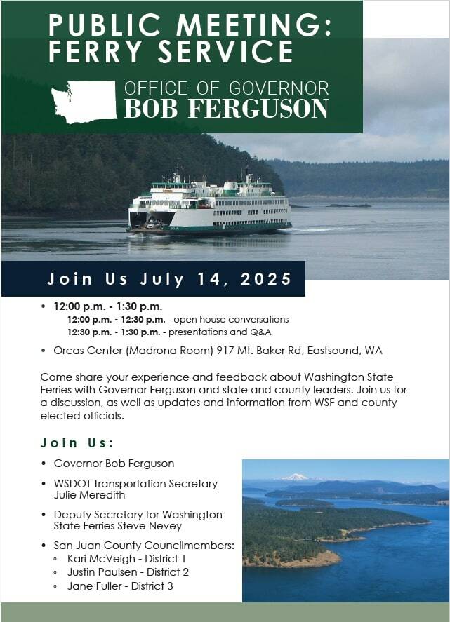 County Council to meet with governor about ferry service in the islands ...