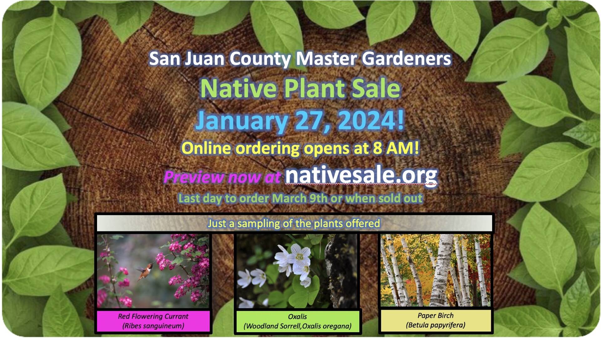 ‘Nurture Nature’s Allies’ native plant sale | Islands' Sounder
